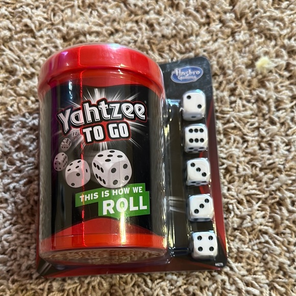 Hasbro | Toys | New Yahtzee To Go Game Set | Poshmark